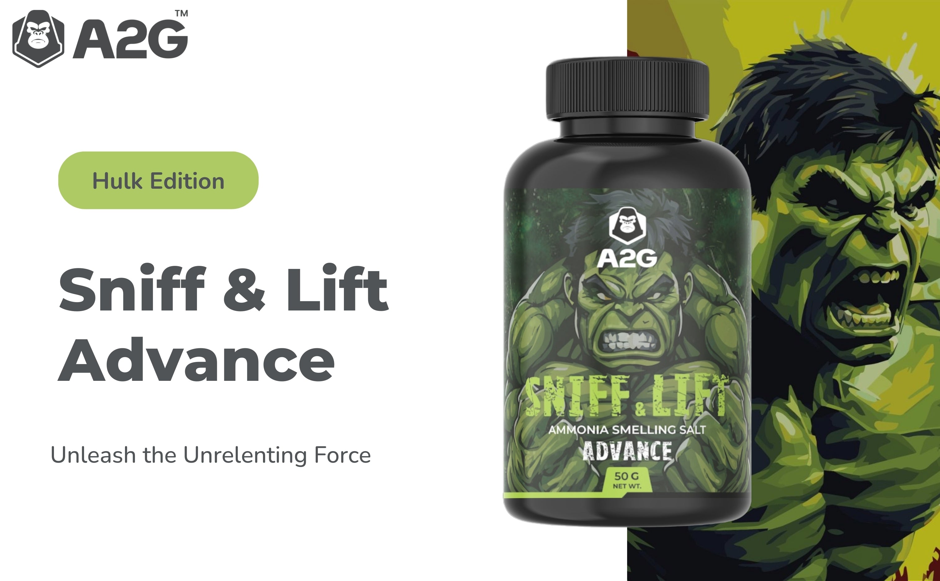 A2G Sniff & Lift ammonia smelling Salt-Hulk Edition (Advanced)